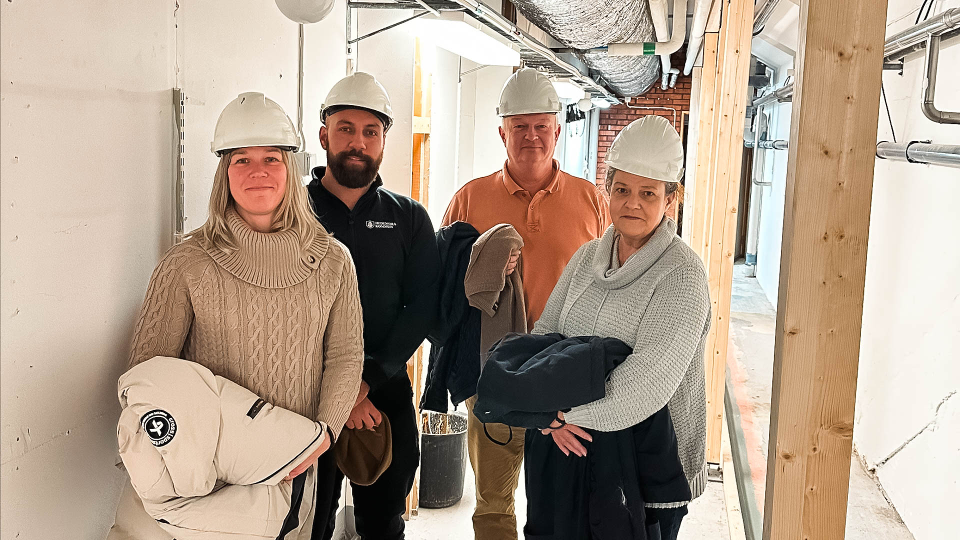 Kommunledningen besökte Vasahallen - Hedemora kommun