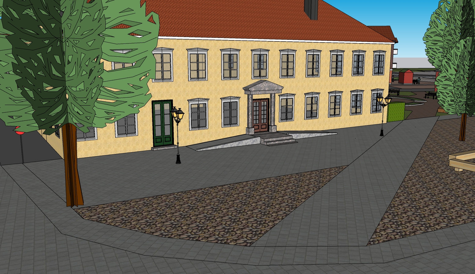 Markarbeten på Stora torget - Hedemora kommun